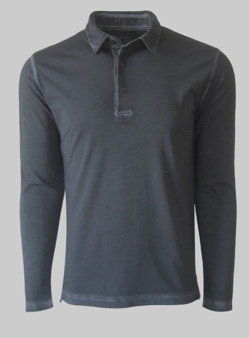 Luxe Pima Long Sleeve Polo POLS – Georg Roth Los Angeles